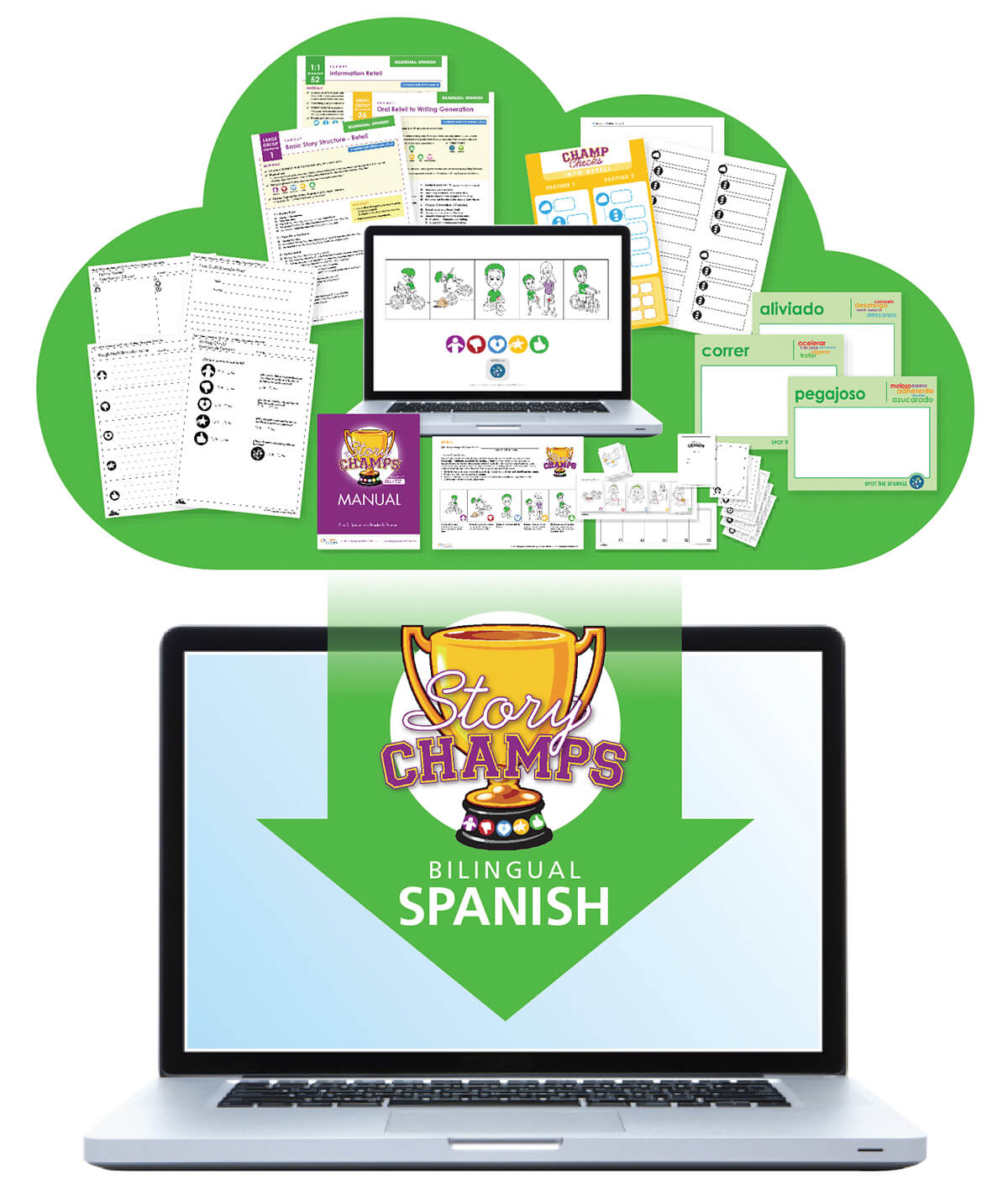 Story Champs Digital Download Landing Page SPANISH – Language Dynamics ...